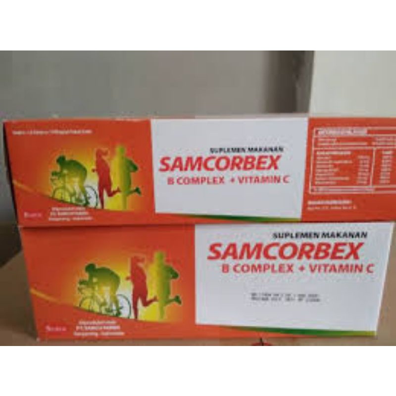 Jual Samcorbex Vitamin C dan B Complex 1 Strip | Shopee Indonesia