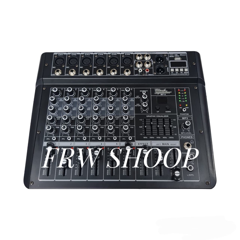 Jual POWER MIXER BLACK SPIDER MP6 / BLACKSPIDER MP 6 6 CHANNEL ORIGINAL ...