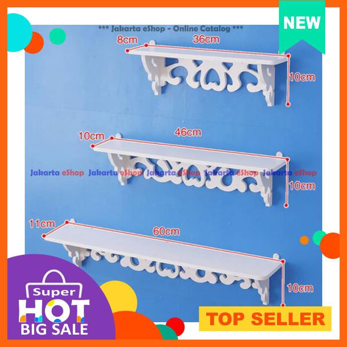 Jual Rak Dinding Ukir Klasik Minimalis Kayu 3In1 / Rak Dinding Vintage ...