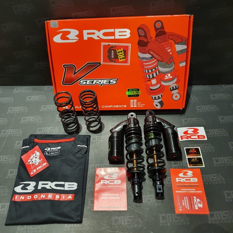 Jual Shockbreaker Shock Tabung RCB Racing Boy VS Series All New Nmax 2020 Aerox 155 Hitam ...