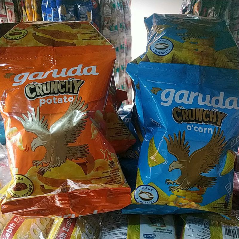 Jual garuda crunchy potato dan ocron 10x20grm | Shopee Indonesia