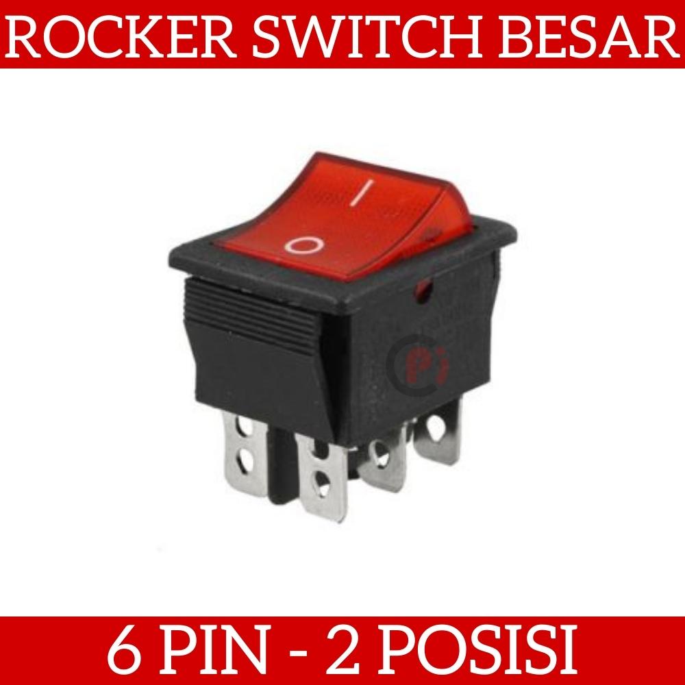Jual Saklar Rocker Switch Besar 6 Pin | Shopee Indonesia