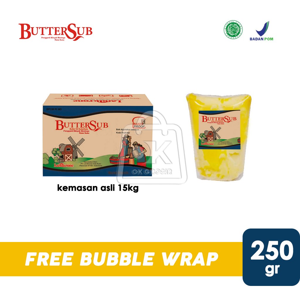 Jual BUTTERSUB Milky Butter Oil Substitute BOS / Pengganti Minyak ...
