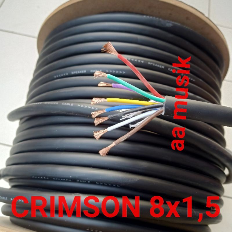 Jual KABEL SPEAKER CRIMSON 8x1,5 SERABUT TEMBAGA HARGA ECER PER METER ...