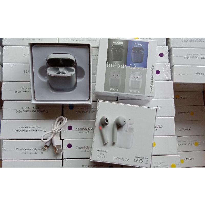 Jual Headset Bluetooth Wireless Android dan Iphone Nirkabel Earphone ...