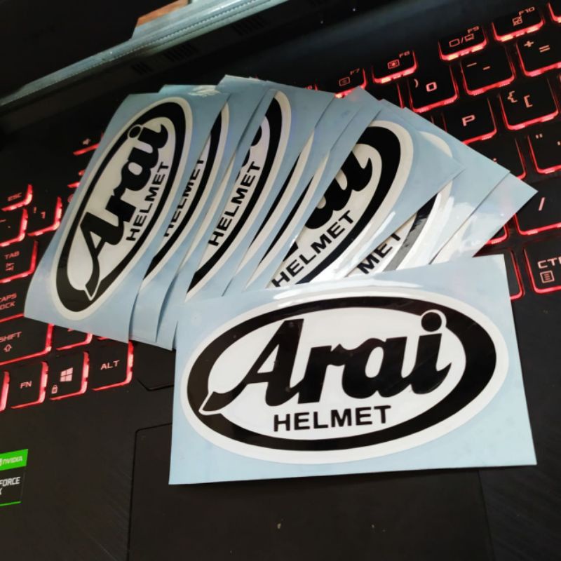 Jual stiker helm arai , cutting stiker helem , stiker helm | Shopee ...
