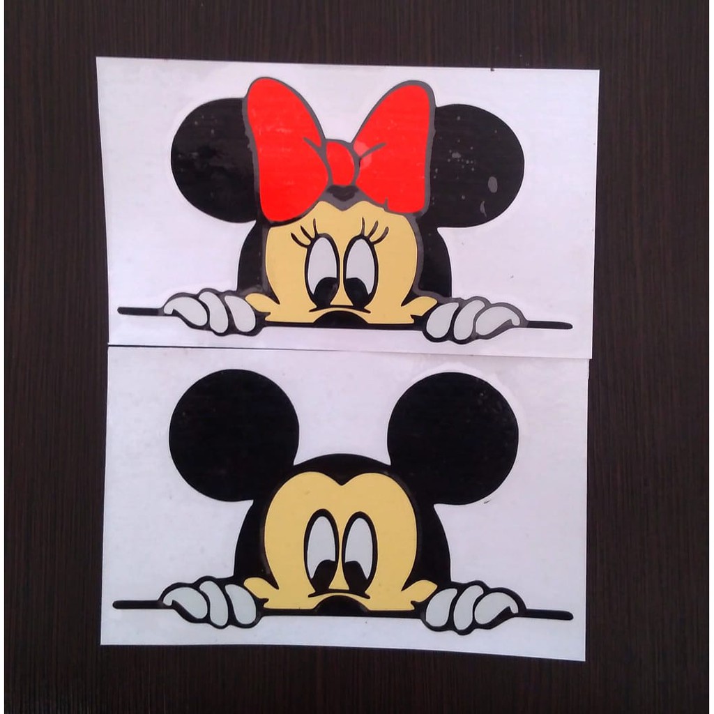 Jual Stiker Cutting Mickey Mouse dan Minnie Mouse | Shopee Indonesia