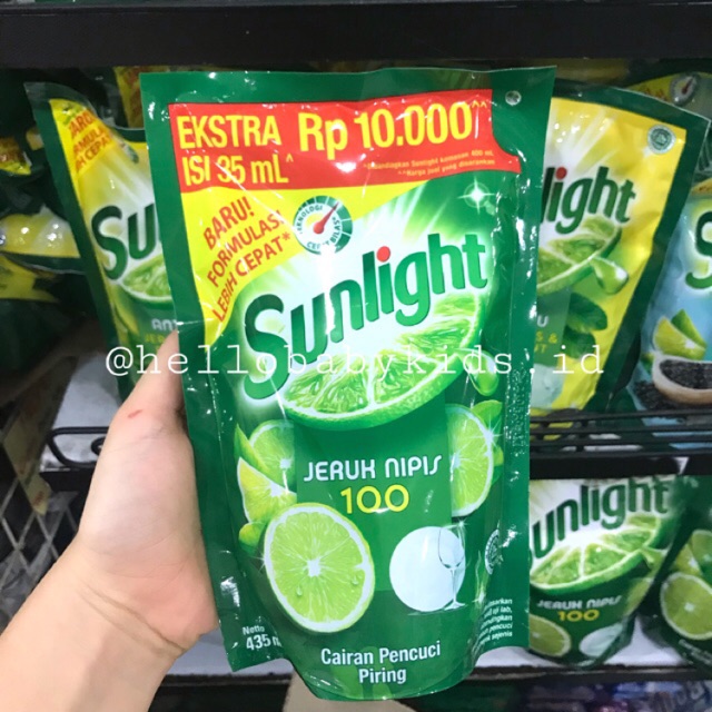 Jual Sunlight jeruk nipis 100 435 ml | Shopee Indonesia