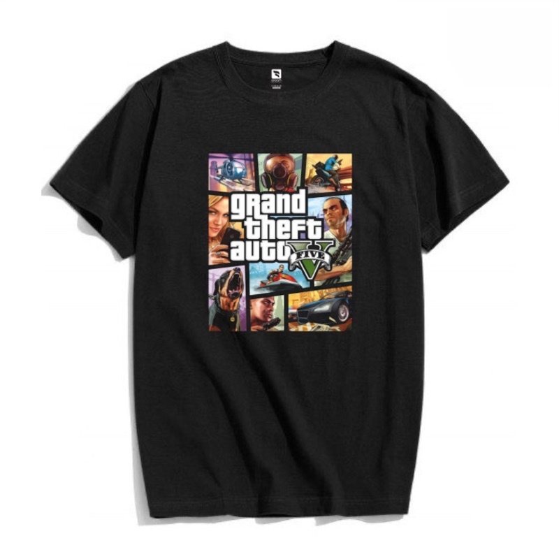 Jual Kaos GTA V kaos Game Baju Gta baju game terlaris - ScribeBox ...