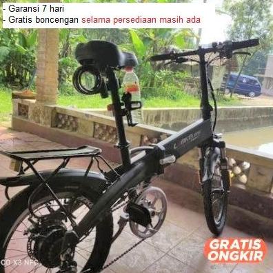 Jual SEPEDA LANKELEISI G660 LISTRIK LIPAT SMART MOPED LITE EDITION 48V ...
