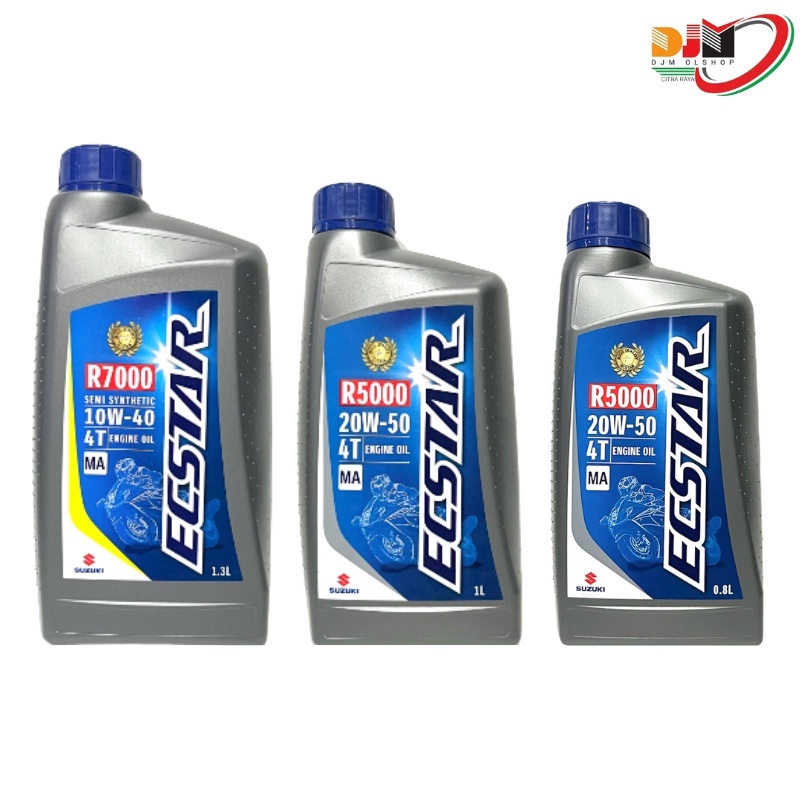 Jual OIL SUZUKI SGO ECSTAR R7000 R5000 4T 10W-40 SL MA 1,3ml 1,L 0,8ml ...