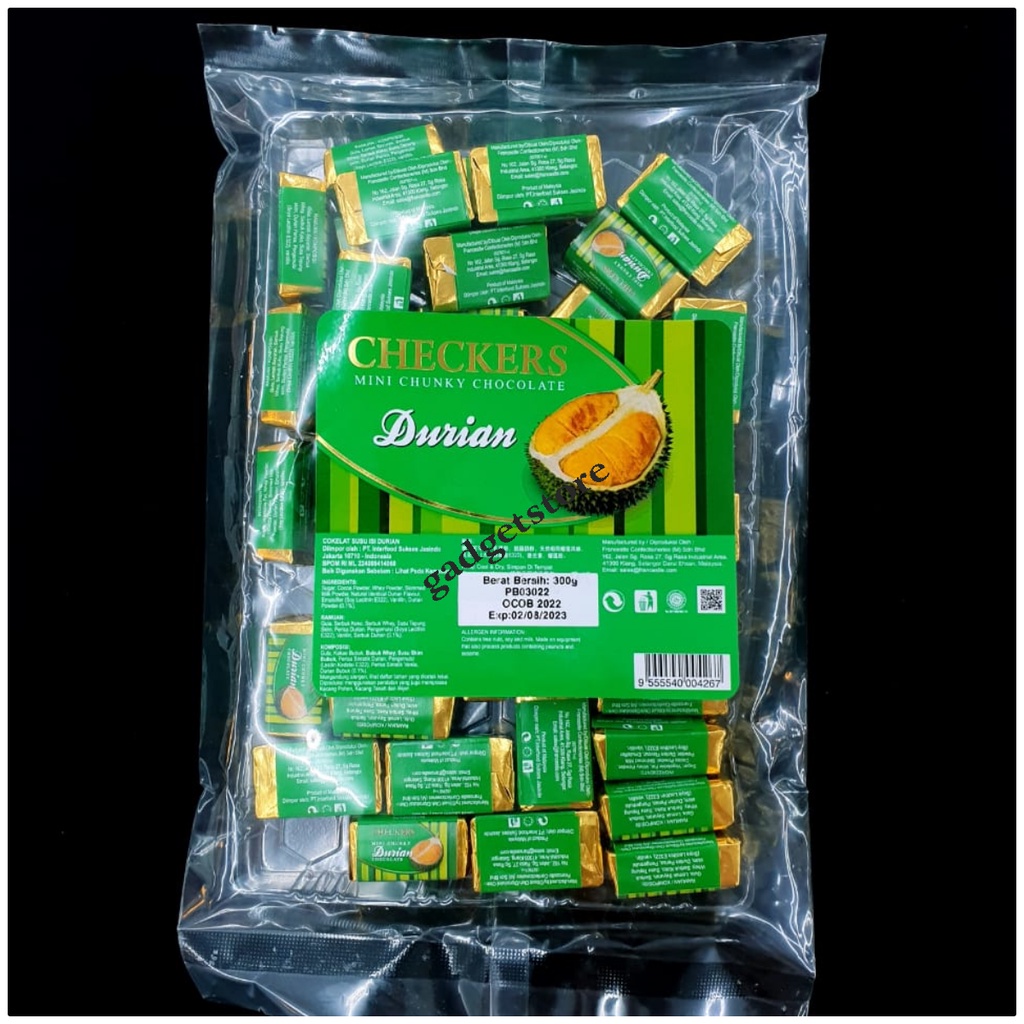 Jual Coklat Checkers Mini Chunky 300 gram | Shopee Indonesia