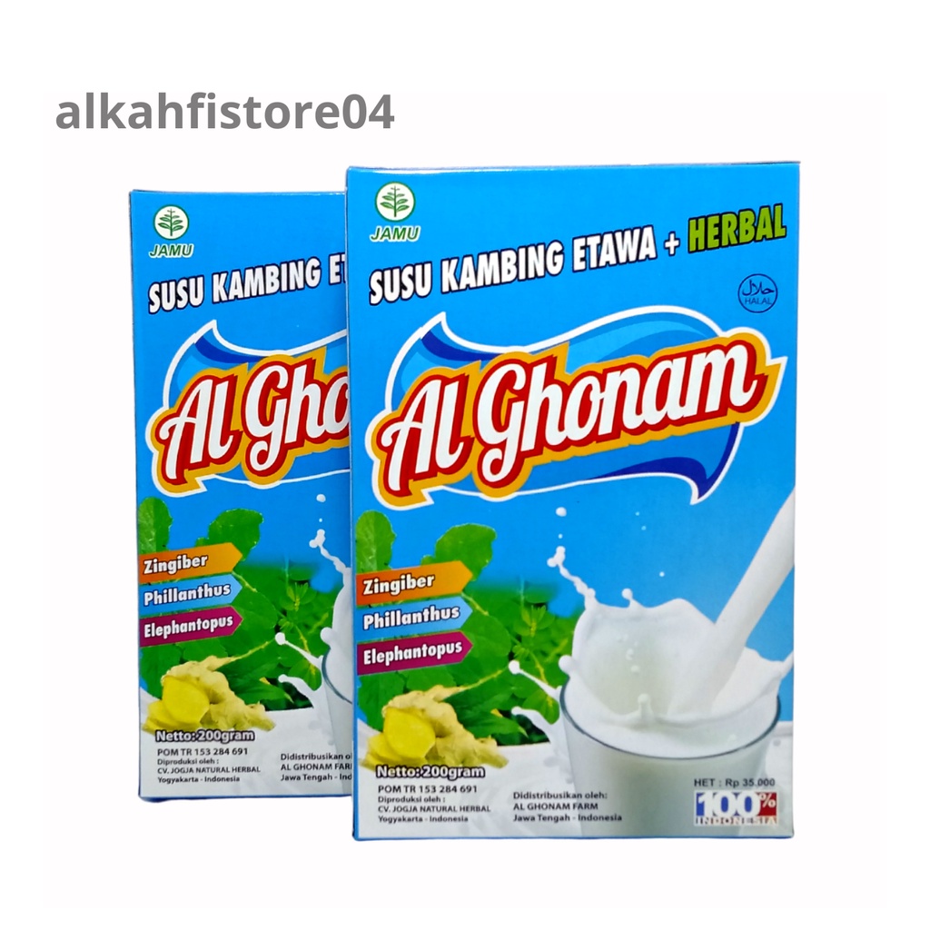 Jual AL GHONAM SUSU KAMBING ETAWA PLUS HERBAL SUSU BUBUK / SUSU AL ...