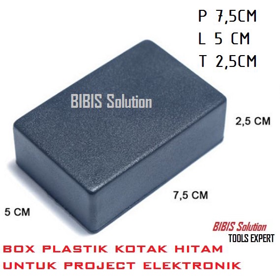 Jual Box Plastik Hitam Type X1 Kotak Tempat Rangkaian Komponen ...