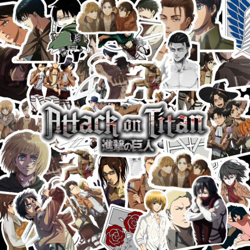 Jual STIKER EREN JAEGER ATTACK ON TITAN 35 PCS | Shopee Indonesia