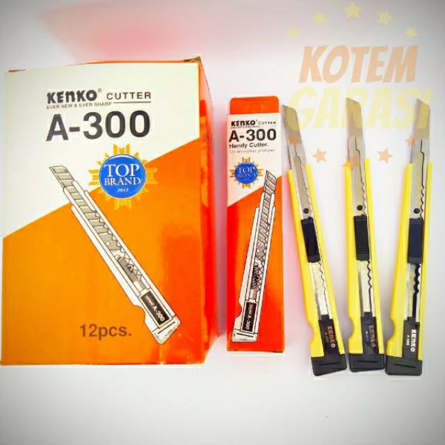Jual KOTEM GARASI CUTTER KECIL A-300 SMART AUTO LOCK KENKO | Shopee ...