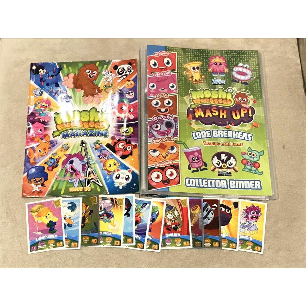 Jual Moshi Monster Combo: Magazine, Collector Cards, Binder | Shopee ...