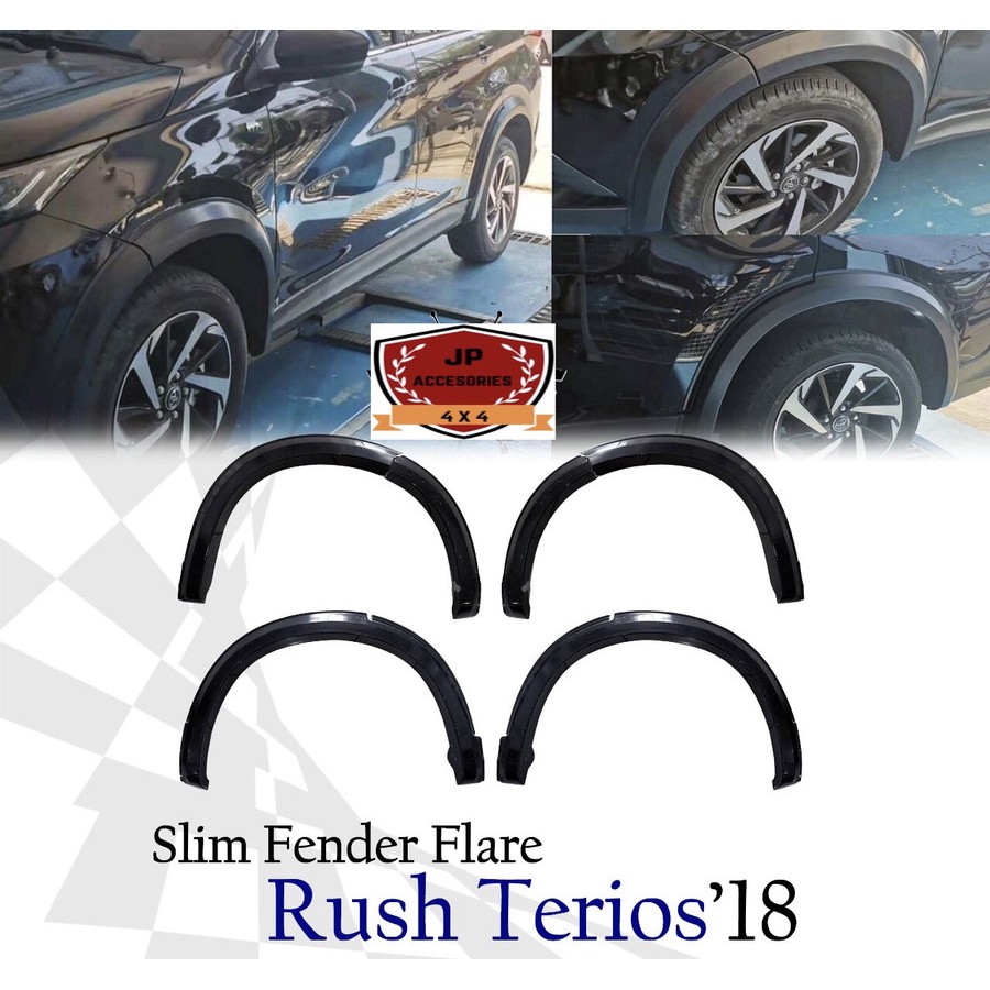 Jual Fender Flare Slim Rush / Terios | Shopee Indonesia
