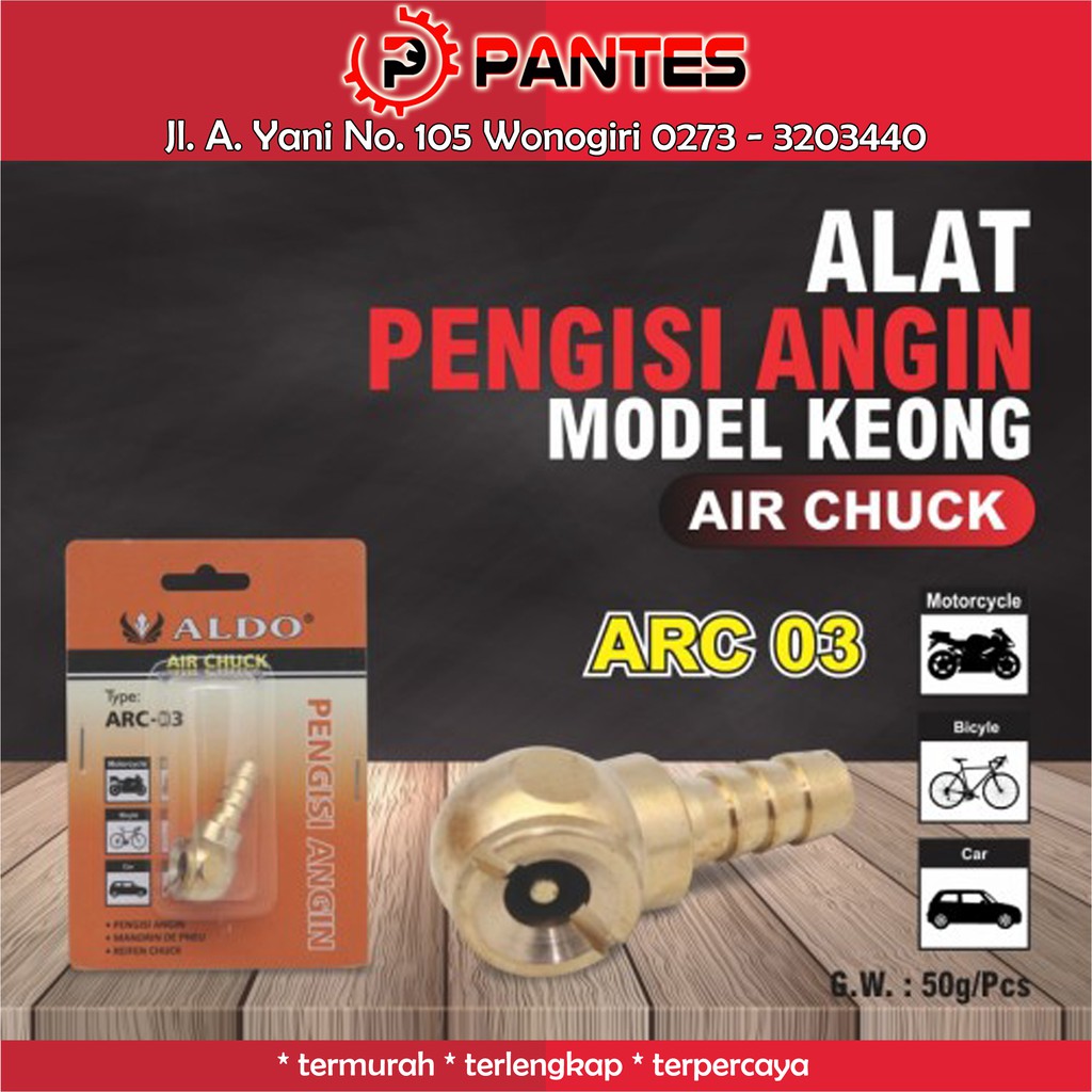 Jual Alat Pengisi Angin Model Keong (Air Chuck) Aldo | Shopee Indonesia