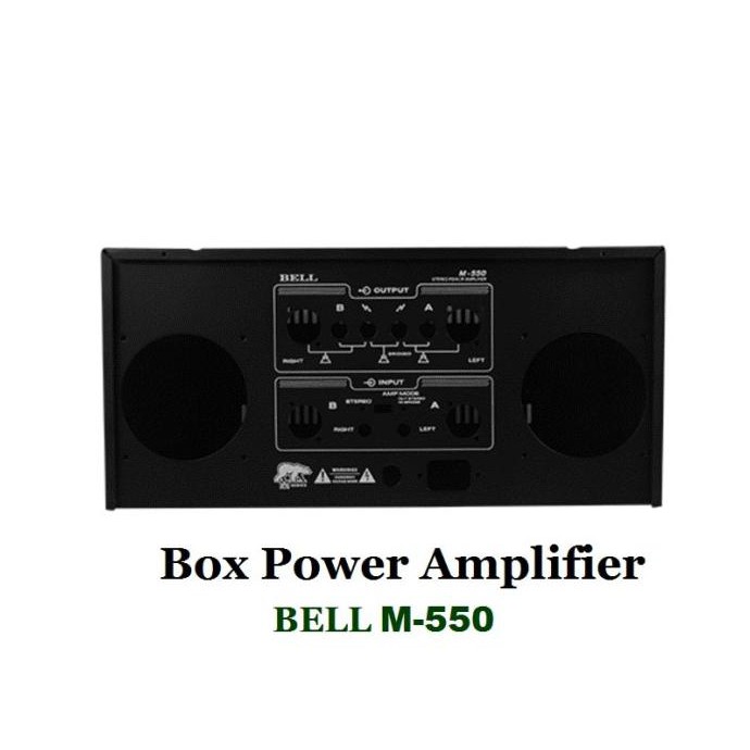 Jual Box Power Amplifier Bell M-550 Sitekni88 Diminati Banget | Shopee ...