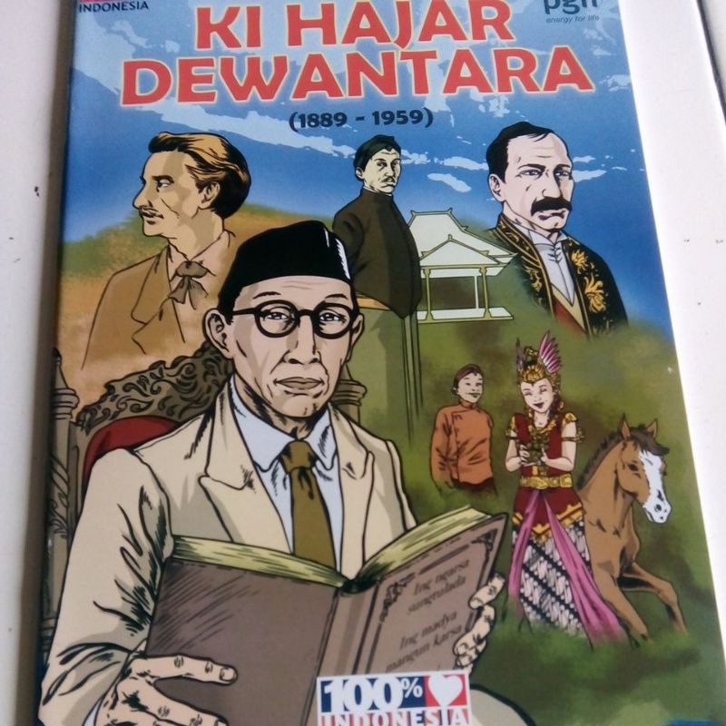 Jual buku komik.KI HAJAR DEWANTARA (1889-1959) | Shopee Indonesia