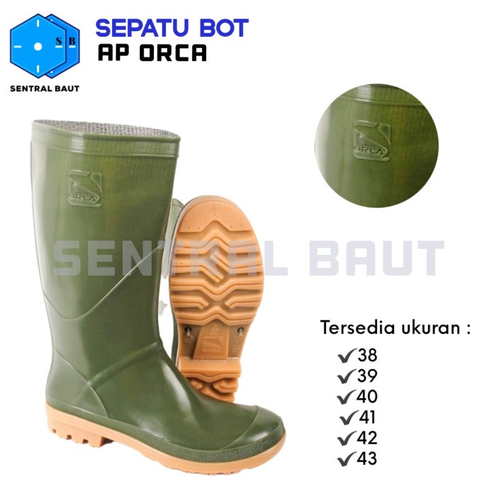 Jual SENTRAL BAUT || Sepatu Boot AP ORCA | Shopee Indonesia