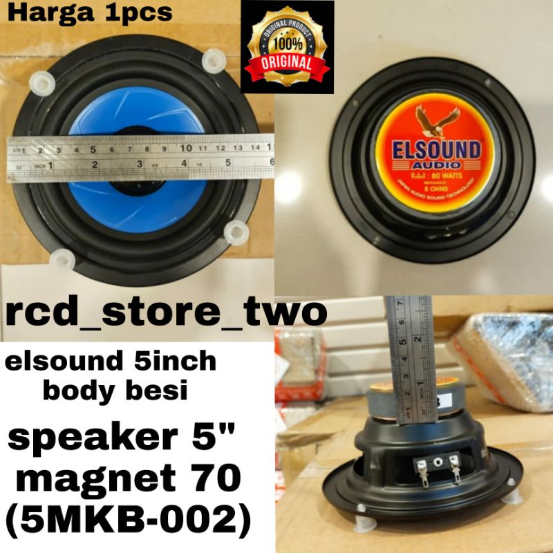 Jual Speaker ELSOUND 5B 5 Inch BIRU Body Besi Japan Audio Sound ...