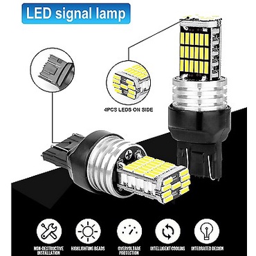 Jual Lampu Sein Led Tancap T20 7443 45 Titik Rem Mobil SUPERBRIGHT ...