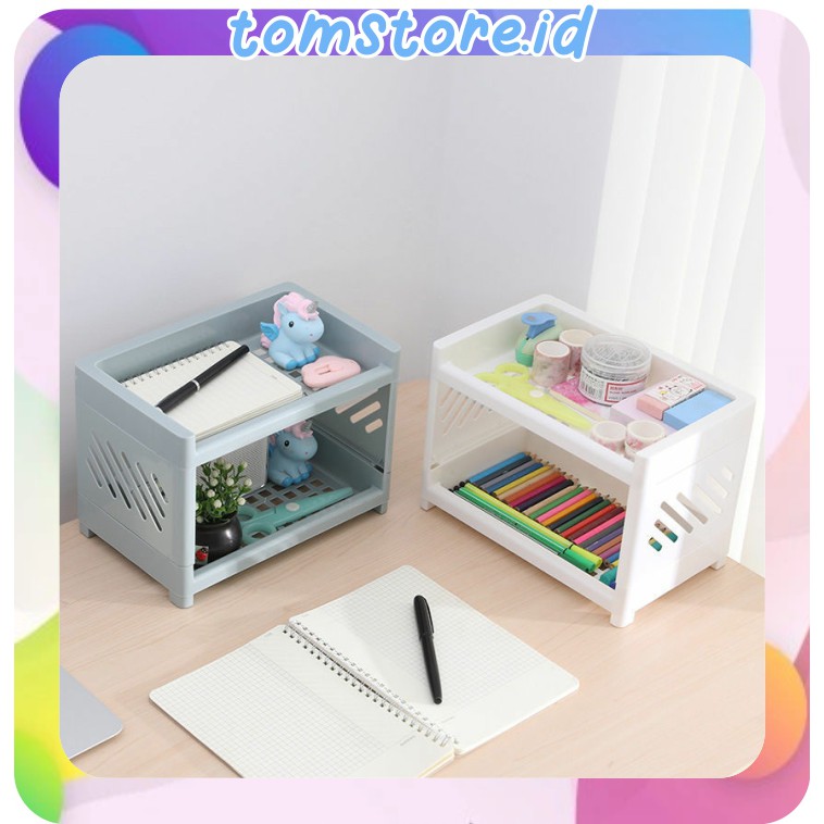 Jual TOMSTORE.ID R379 Rak Organizer Stationery Rak Penyimpanan Desktop ...