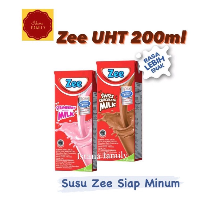 Jual Susu Zee UHT 200ml Ready to drink | Shopee Indonesia