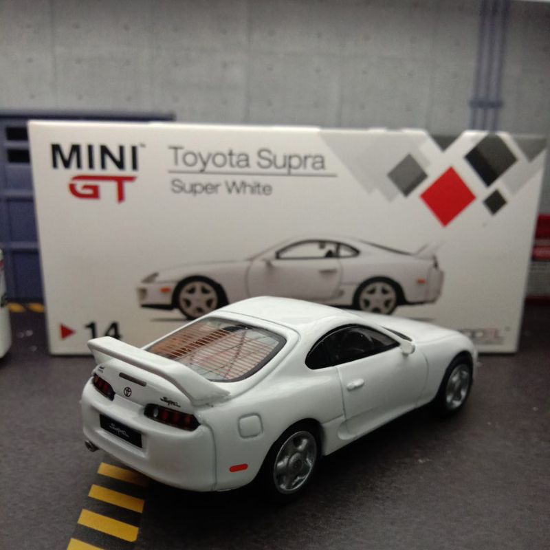 Jual Mini GT Toyota Supra (JZ A80) - Super White Mk4 JDM TSM Model ...
