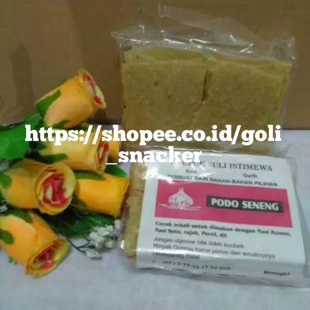 Jual Podo Seneng Karak Kerupuk Krupuk Beras Gendar Karak Puli Mentah ...