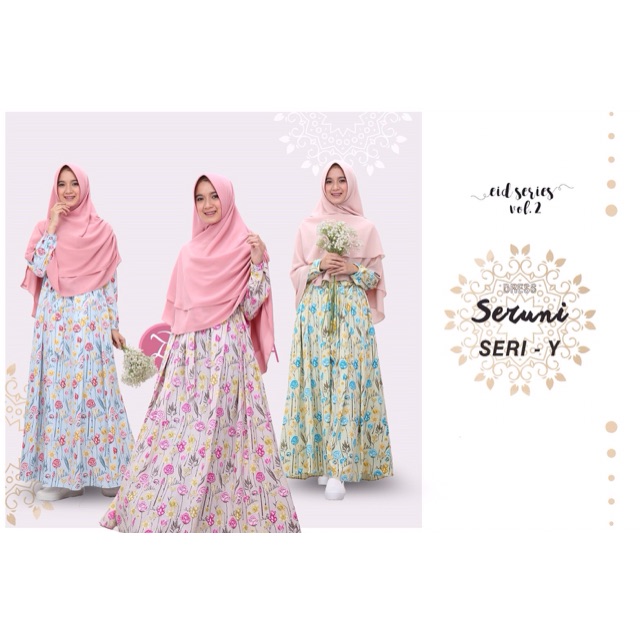 Jual Seruni Dress Seri Y | Shopee Indonesia