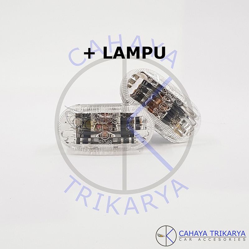 Jual SET Lampu Samping / Fender / Sen Sein / Side Lamp Escudo 2.0 2000 Kristal DEPO | Shopee ...