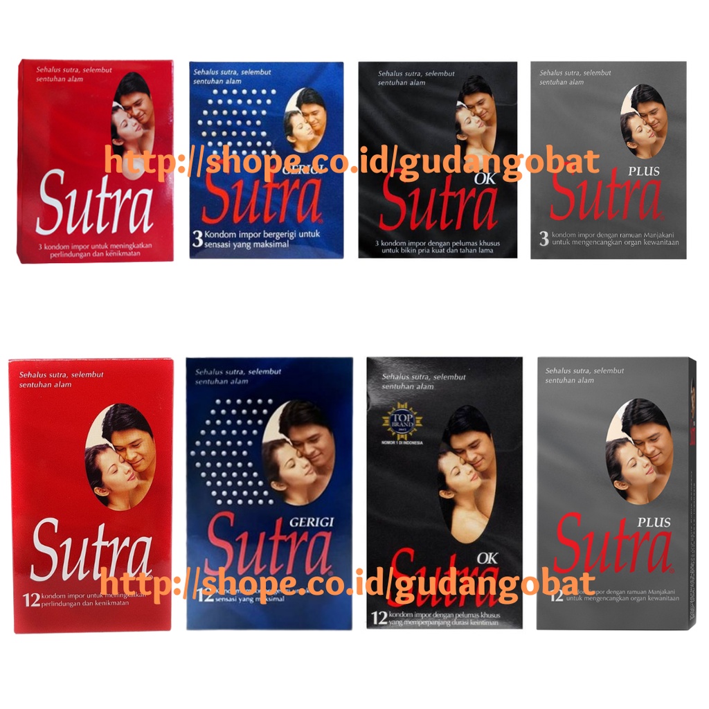Jual RDI61 Kondom Sutra 3's - Sutra Merah, Sutra OK Hitam, Sutra Gerigi ...