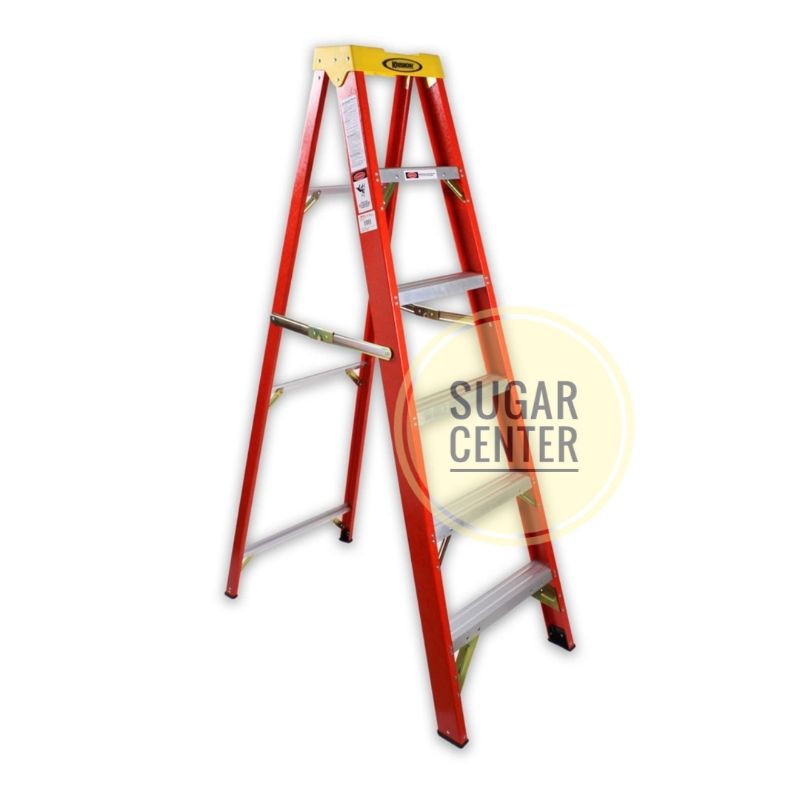 Jual Krisbow Tangga Fiber Glass 6 Step/Tangga Lipat 6 Tingkat/Tangga ...