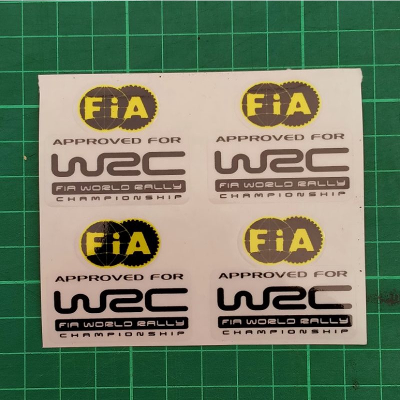 Jual sticker stiker velg rally FIA approved WRC | Shopee Indonesia