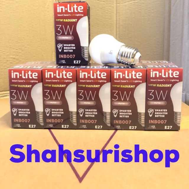 Jual IN-LITE LAMPU LED MURAH BERGARANSI INLITE 007 3 W WATT 3W | Shopee ...