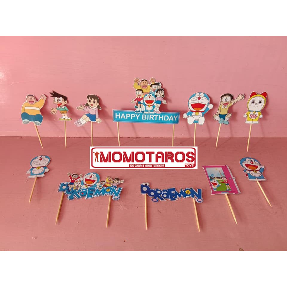 Jual Topper cake doraemon friends set | Shopee Indonesia