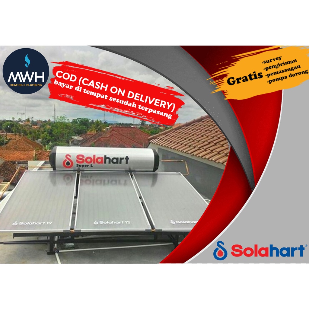 Jual Pemanas Air Tenaga Surya Solar Water Heater Solahart 303SL ...