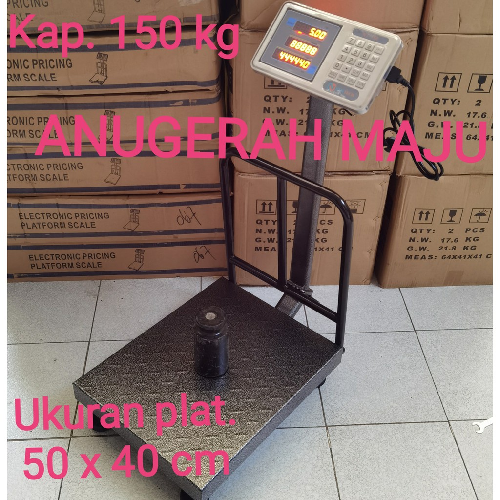 Jual Timbangan Duduk Digital 150 / Timbangan Barang/Hitung/Lantai 150 Kg | Shopee Indonesia