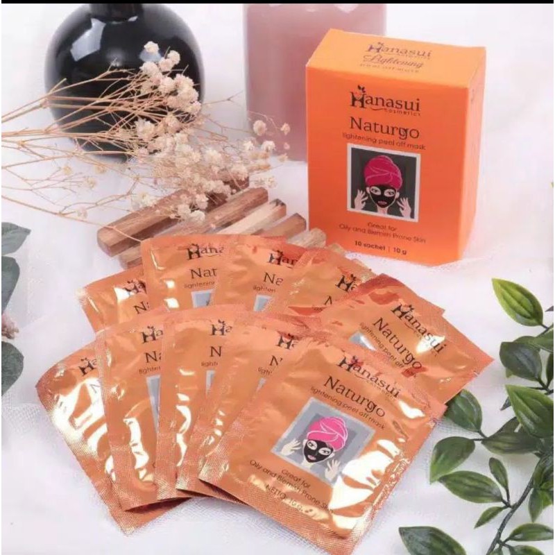 Jual HANASUI NATURGO LIGHTENING FEEL OFF FACE MASK MASKER ORIGINAL ...