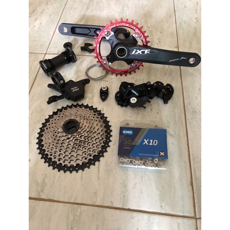 Jual Groupset 10 Speed MTB Downhill 11-42T Harga Fullset | Shopee Indonesia