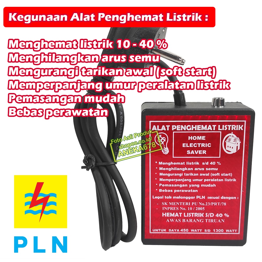 Jual ALAT PENGHEMAT LISTRIK HOME ELECTRIC SAVER RUMAH POWER PLUS ENTER ...