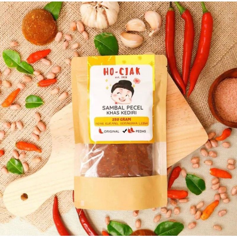 Jual Sambel Pecel / Sambal Pecel / Bumbu Pecel "Hociak" Khas Kediri ...