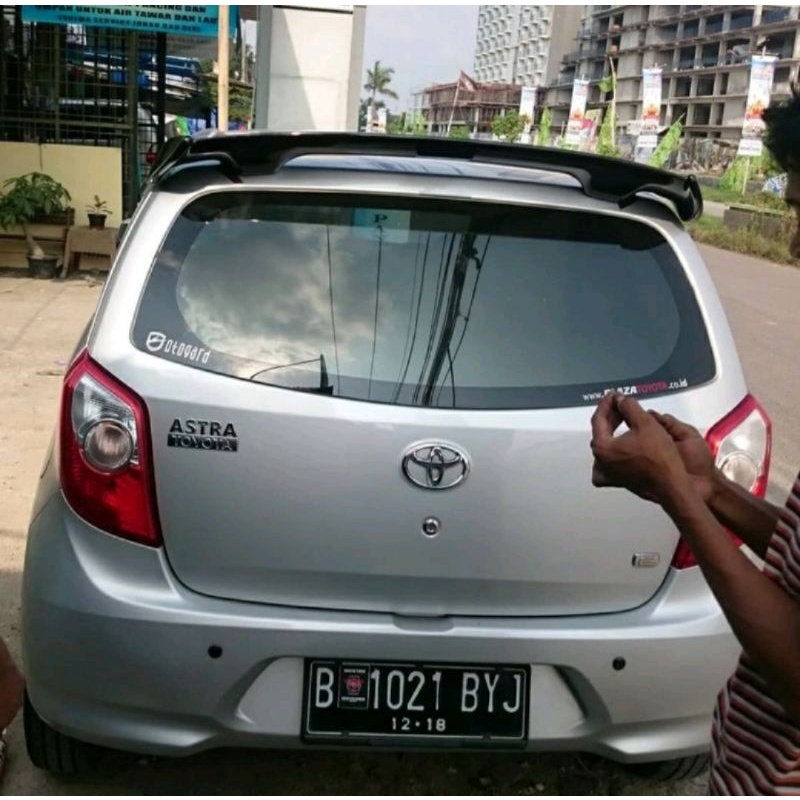 Jual spoiler agya dan ayla model mugen | Shopee Indonesia