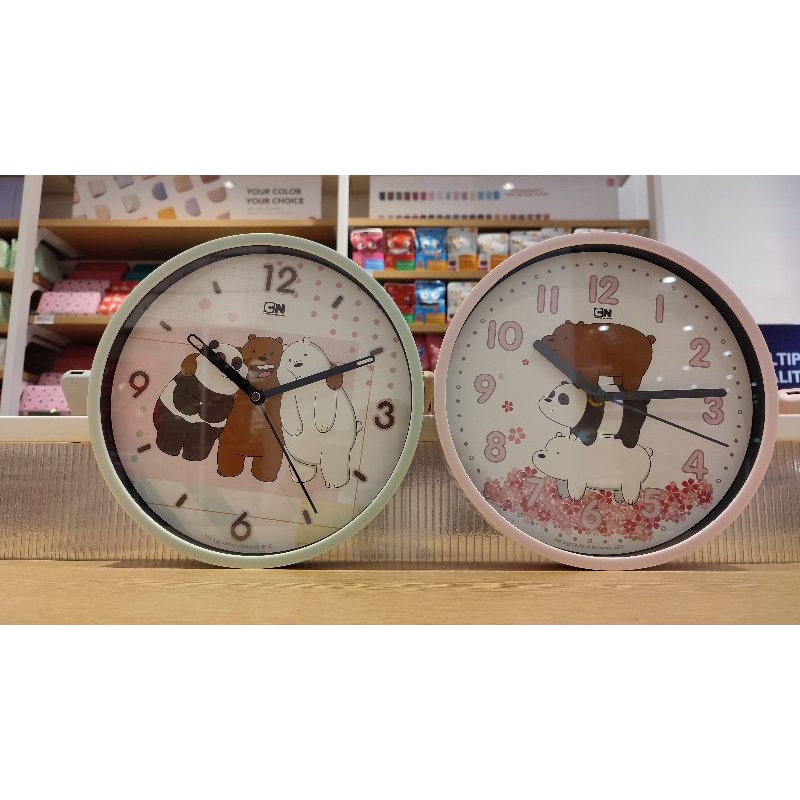 Jual Miniso Webare bears wall Clock | Shopee Indonesia