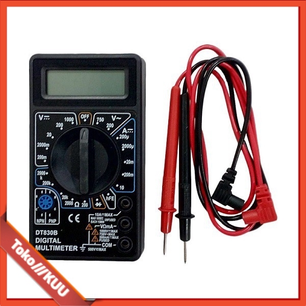Jual AVO METER avometer MULTIMETER MULTITESTER DIGITAL DT 830 B Murah ...