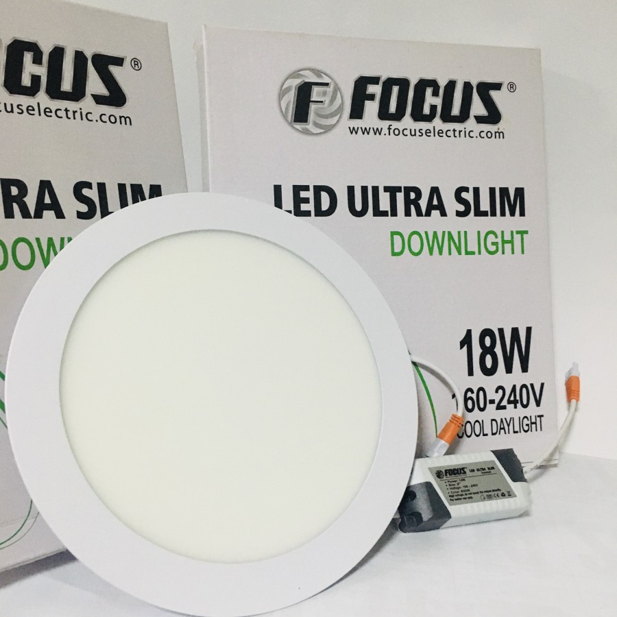 Jual LED DOWNLIGHT ULTRA SLIM 18 WATT COLLDAYLIGHT/PUTIH | Shopee Indonesia