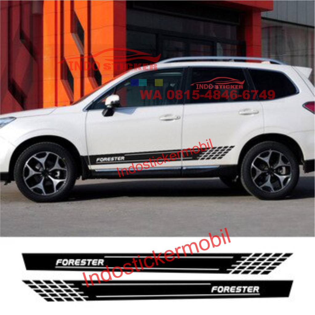 Jual Stiker sticker mobil forester stiker mobil subaru forester side ...